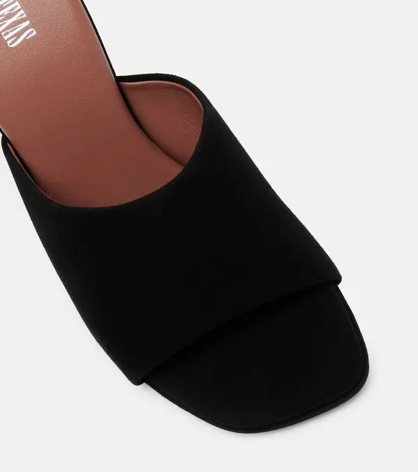 Paris Texas Ava Suede Mules - Black