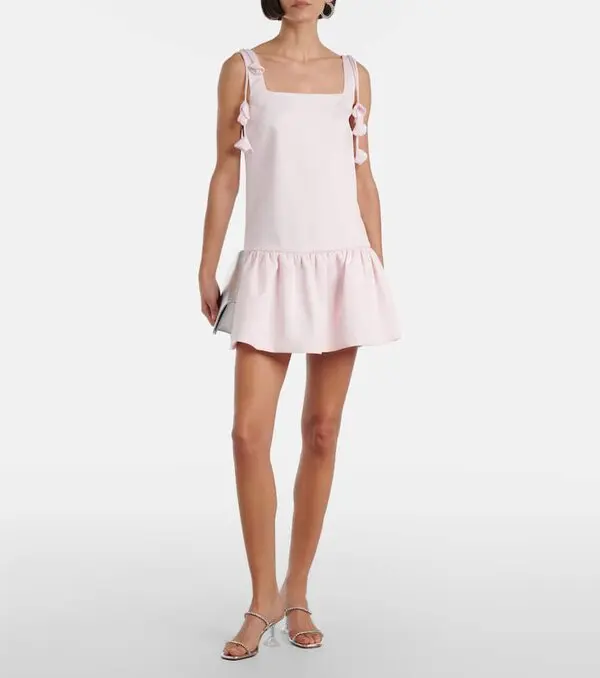 SELF-PORTRAIT Taffeta Minidress
