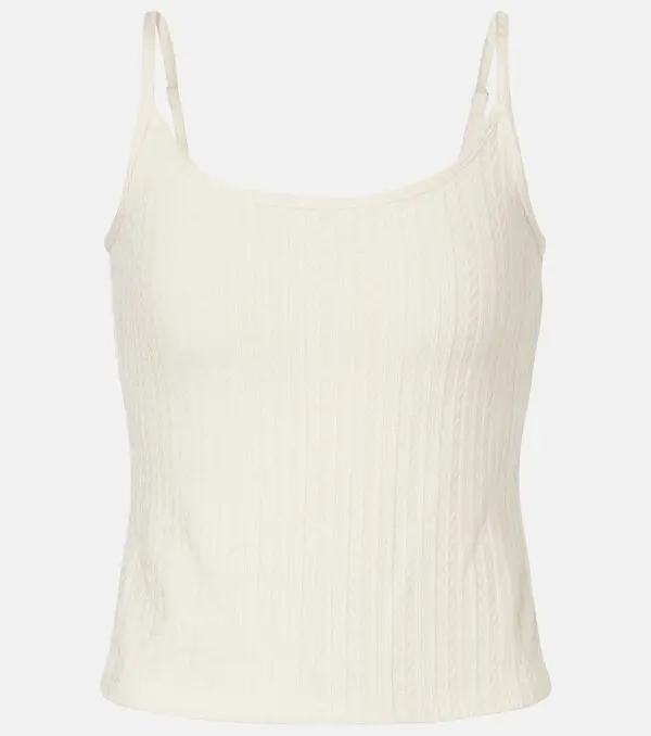 Veronica Beard Knitted Tank Top - White