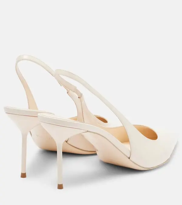 Paris Texas Lidia 70 Leather Slingback Pumps