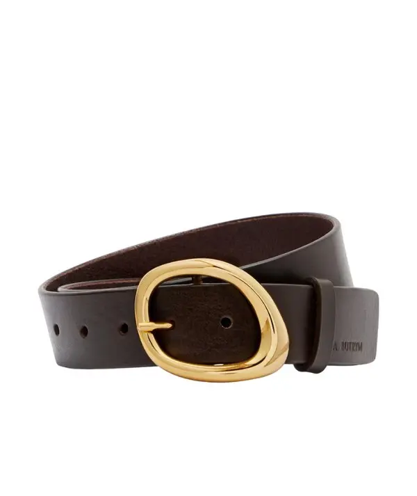 Magda Butrym Leather Belt - Brown