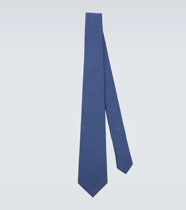Giorgio Armani Silk Tie - Blue