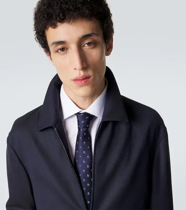 Giorgio Armani Silk Tie - Blue