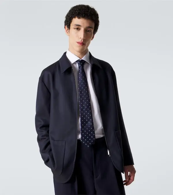 Giorgio Armani Silk Tie - Blue