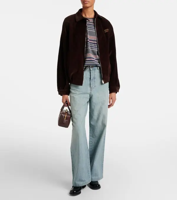 Miu Miu Arcadie Leather Tote Bag