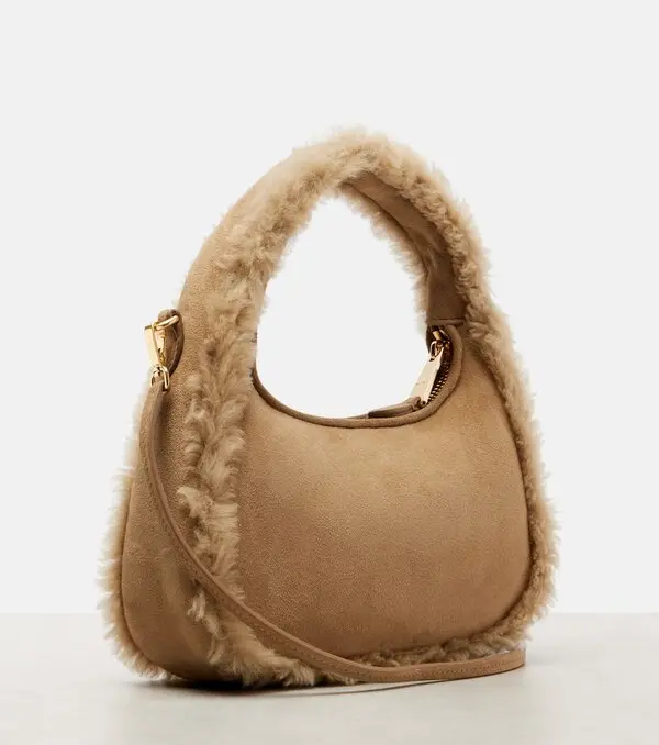 Miu Miu Wander Suede Top-handle Bag - Brown