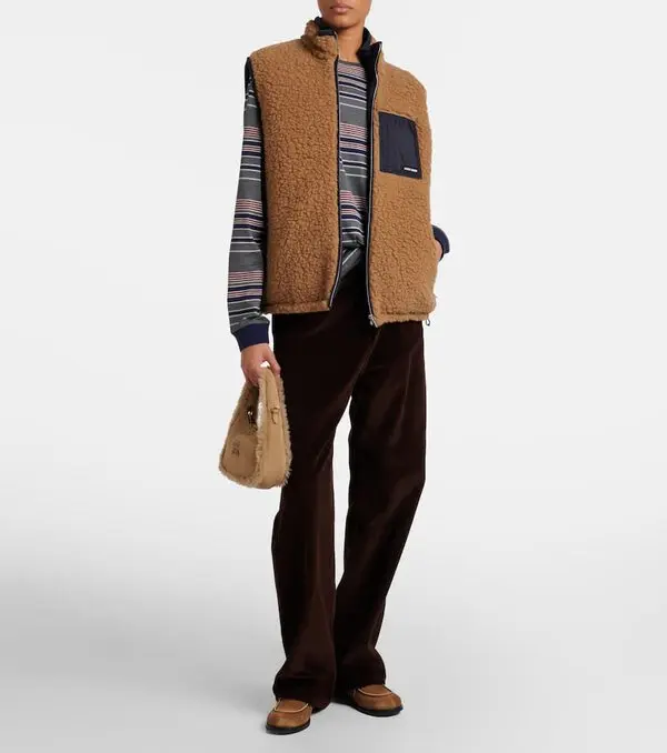 Miu Miu Wander Suede Top-handle Bag - Brown