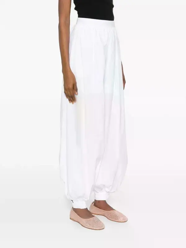ROTATE BY BIRGER CHRISTENSEN Tapered Trousers - White