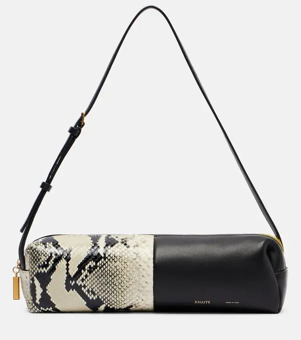 Khaite Kye Paneled Shoulder Bag - Multicoloured