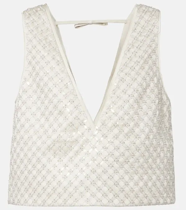 Dorothee Schumacher Sequin Embellished Sleeveless Top