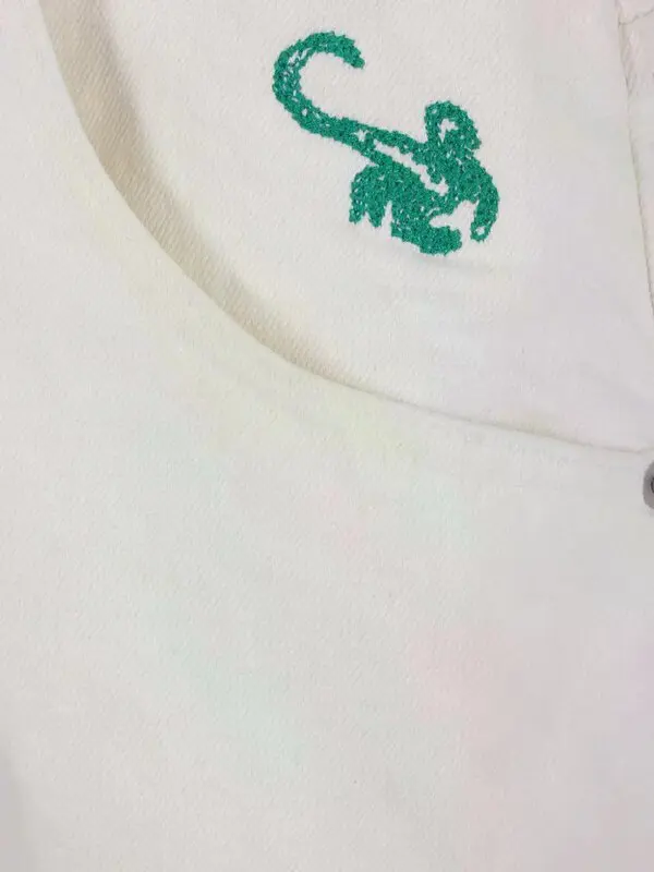 CHERRY WORLD Embroidery-detail Jeans