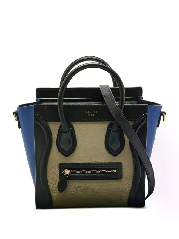 Celine Leather Tote Bag - Black