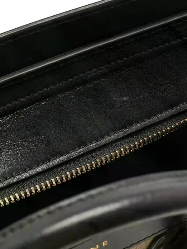 Celine Leather Tote Bag - Black