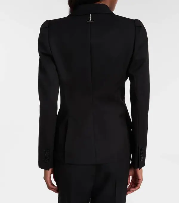 Alexander McQueen Single-breasted Wool Jacket