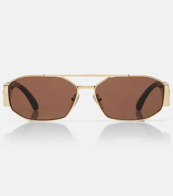 Versace Ve2287 Aviator Sunglasses - Brown