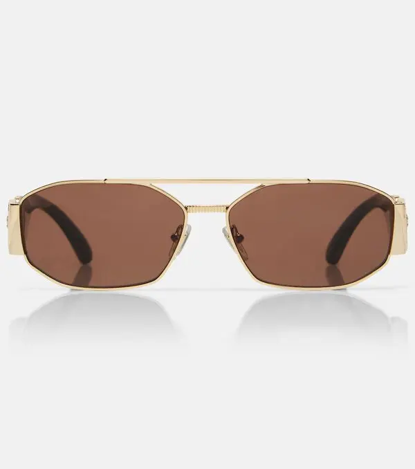 Versace Ve2287 Aviator Sunglasses - Brown