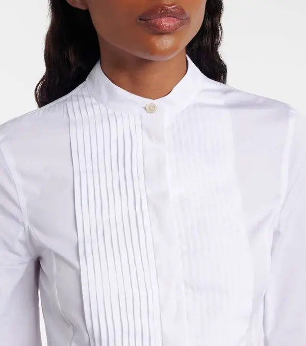 Alexander McQueen Cotton Poplin Shirt - White