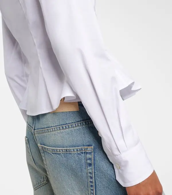 Alexander McQueen Cotton Poplin Shirt - White