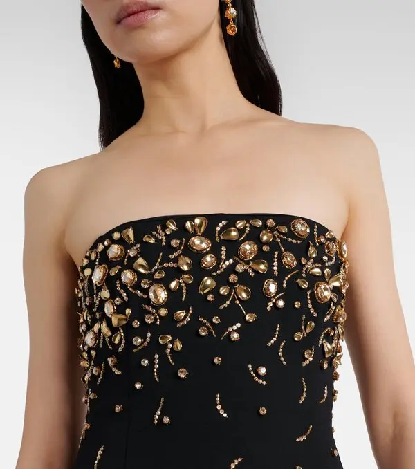 Simkhai Reign Embellished Gown - Black | Editorialist