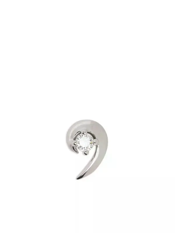 SHAUN LEANE Talon Diamond Stud Earring - Silver