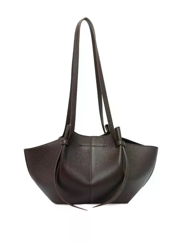 Yuzefi Mochi Leather Shoulder Bag - Brown