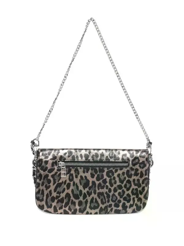 Zadig&Voltaire Nano Rock Leopard-effect Shoulder Bag - Grey