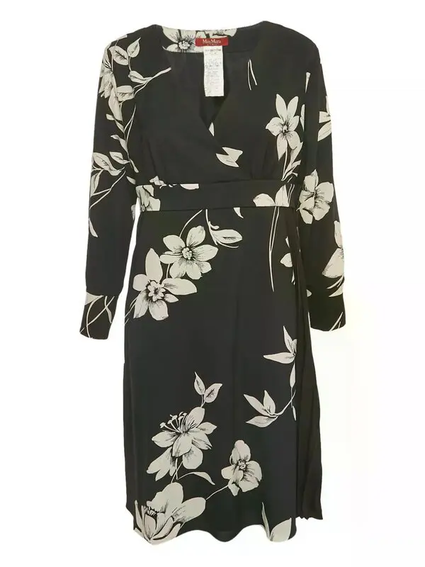 Max Mara Floral-print Midi Dress