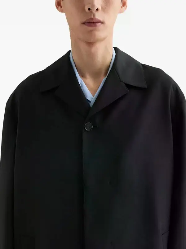 JIL SANDER Button-up Wool Coat