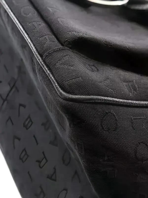 BVLGARI 2000s Logomania Zip-top Tote Bag