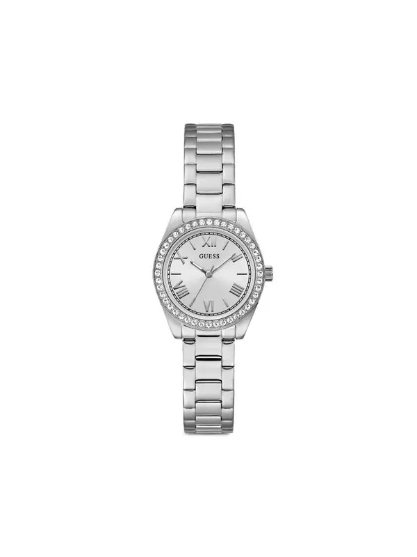 Guess 30mm Round Watch - Silver