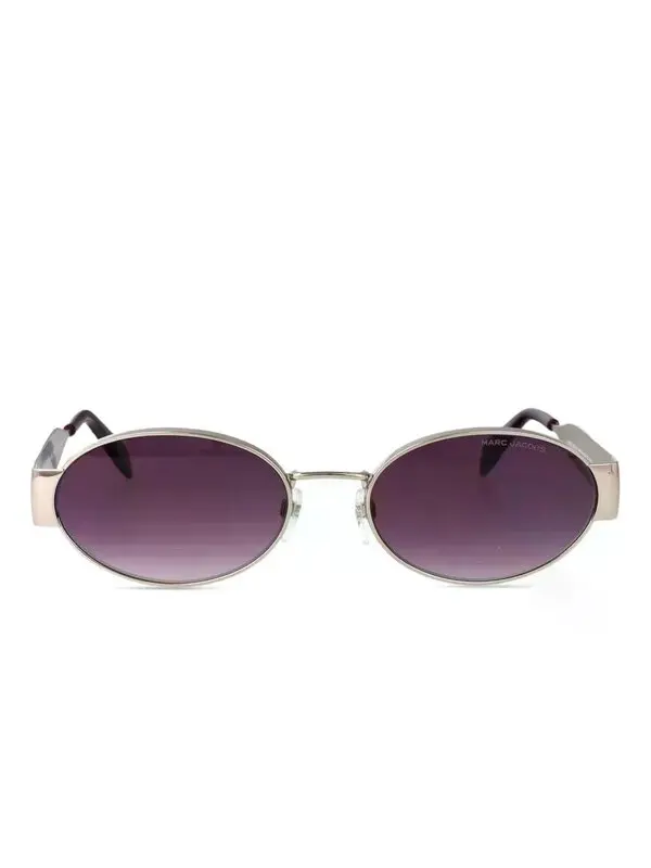 Marc Jacobs Oval-frame Sunglasses - Silver