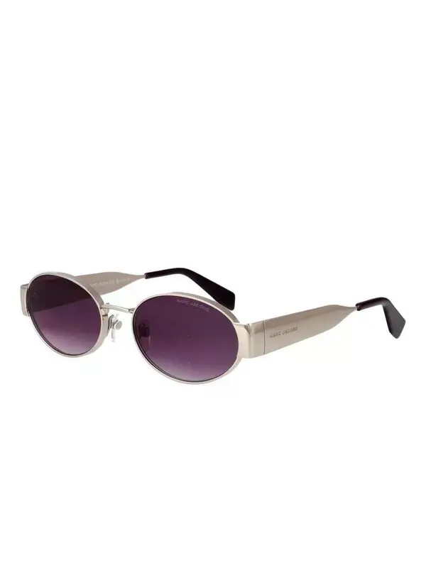 Marc Jacobs Oval-frame Sunglasses - Silver