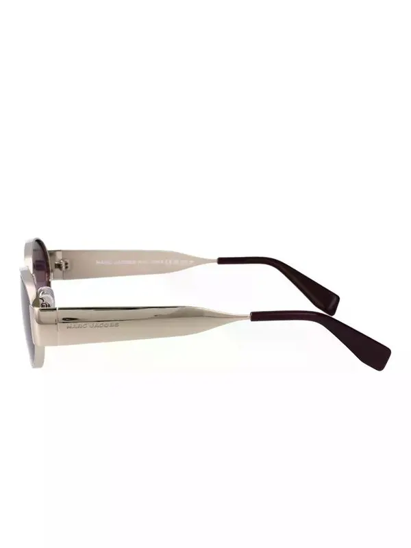 Marc Jacobs Oval-frame Sunglasses - Silver