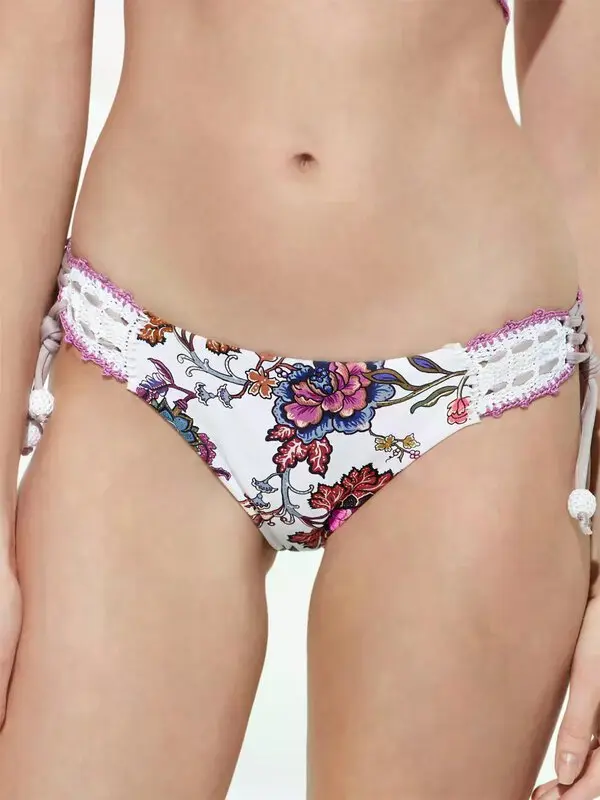 DEL MAAR Naya Bikini Bottoms - White