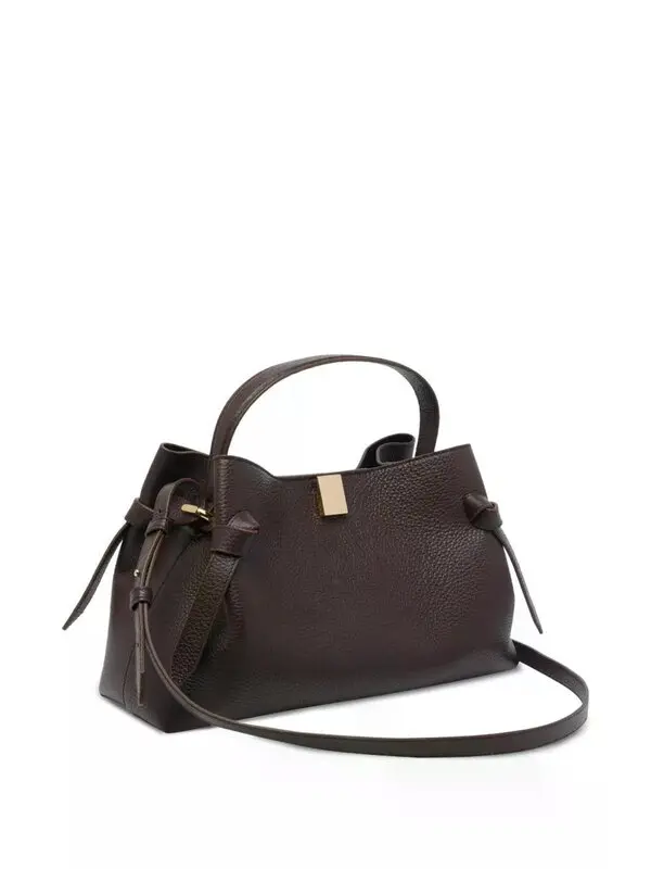 Yuzefi Gyoza Leather Tote Bag - Brown