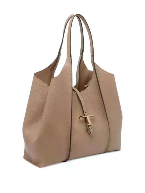 TOD'S T Timeless Tote Bag - Brown