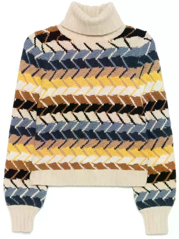 Chloé Wool And Cashmere-blend Sweater