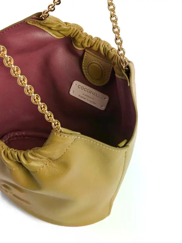 COCCINELLE Mini Chain-handles Tote Bag - Green
