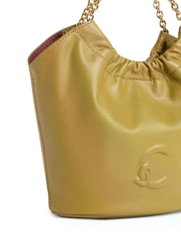 COCCINELLE Mini Chain-handles Tote Bag - Green