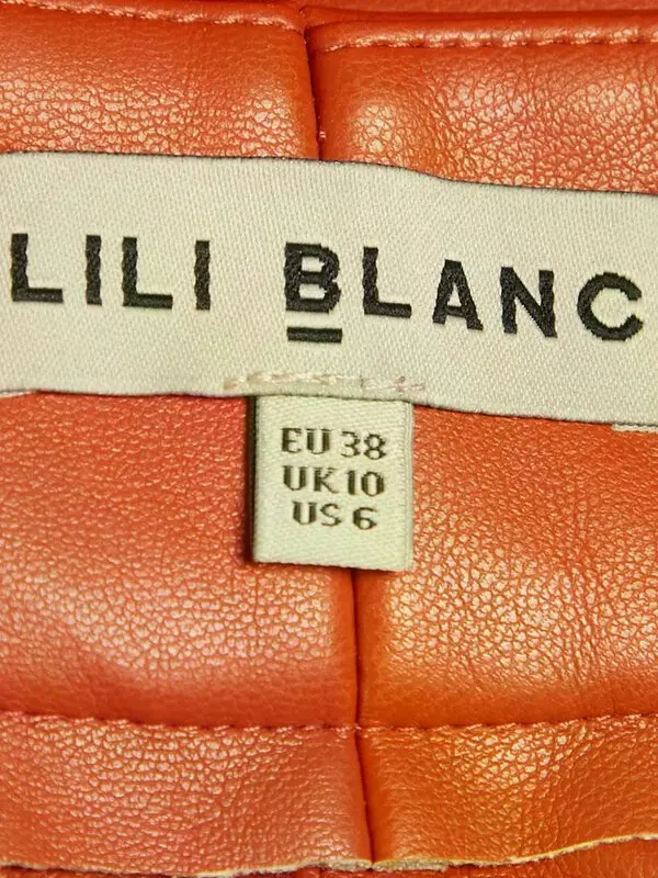 LILI BLANC Vintage Faux Leather Pants Suit