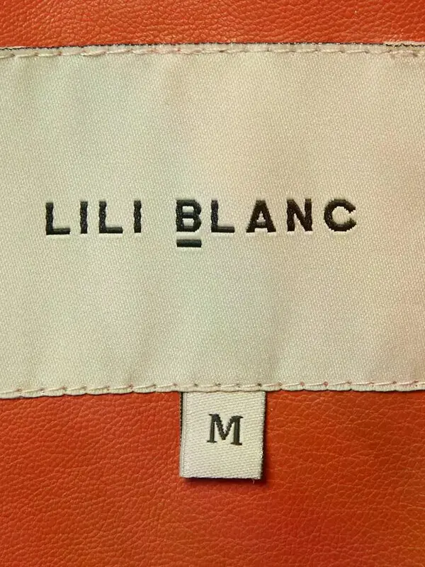 LILI BLANC Vintage Faux Leather Pants Suit