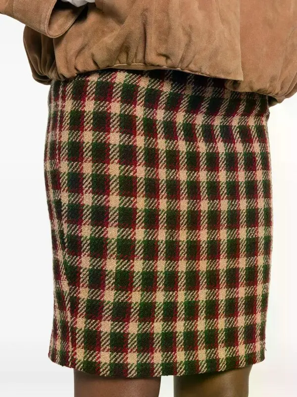 Valentino Garavani 1908s Checked Skirt