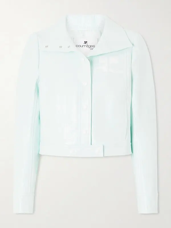 COURREGES Reedition Cropped Jacket - Green