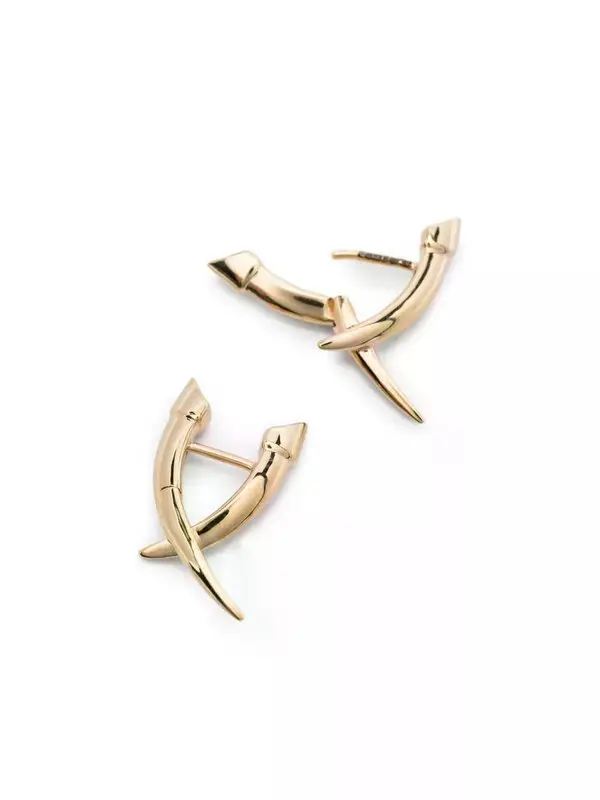 SHAUN LEANE Sabre Crossover Earrings