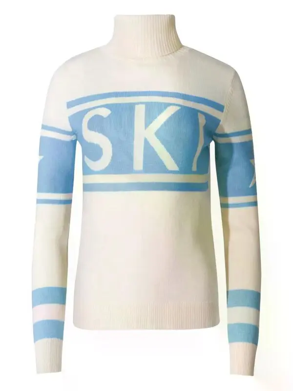 Perfect Moment Ski Intarsia Roll-neck Knitwear - Neutrals