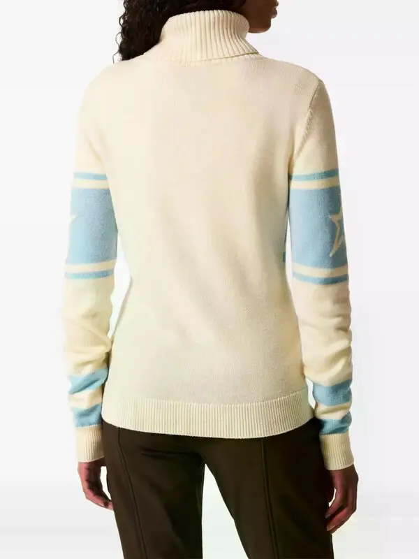 Perfect Moment Ski Intarsia Roll-neck Knitwear - Neutrals