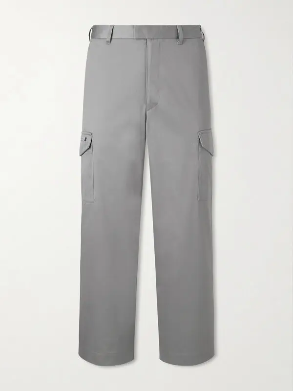 WTAPS Straight-leg Cotton-blend Twill Trousers