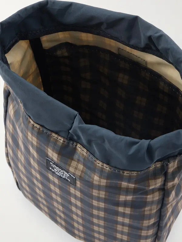 WTAPS Checked Shell Messenger Bag