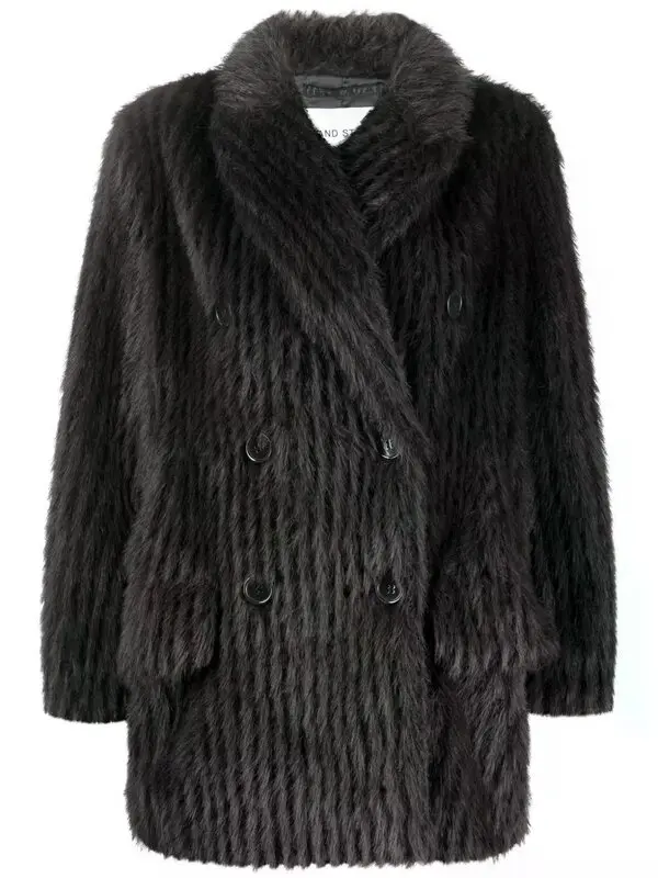 STAND STUDIO Zenni Faux-fur Jacket