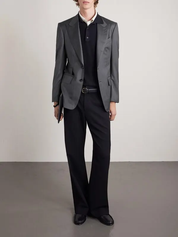 TOM FORD Shelton Wool And Silk-blend Suit Jacket